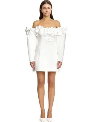 Acler Bunen Mini Dress - Ivory