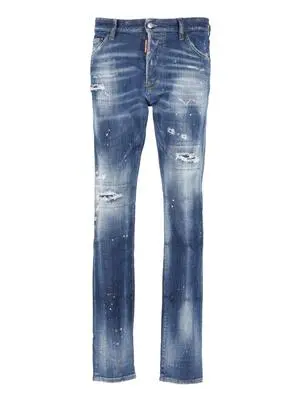 Dsquared2 Cool Guy Distressed Skinny-cut Jeans - Blue
