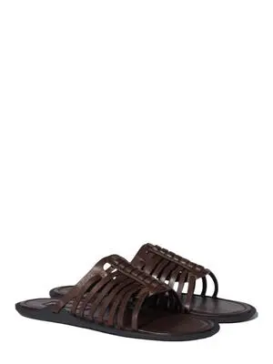 MIU MIU Nappa Leather Slides