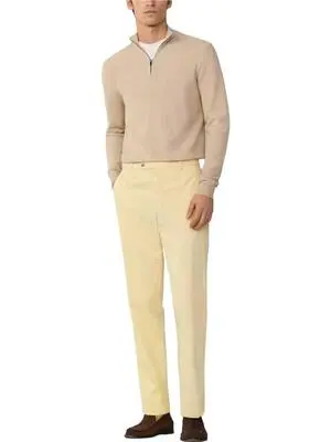 HACKETT LONDON Sanderson Tailored-fit Chinos - Yellow