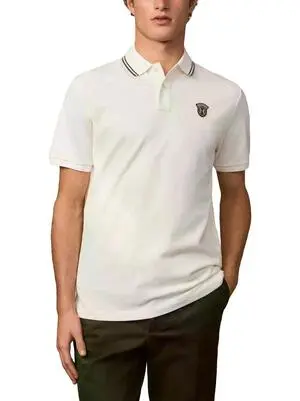 HACKETT LONDON Badge Polo Shirt - Neutrals