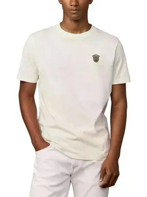 HACKETT LONDON Crew-neck Badge T-shirt - Neutrals