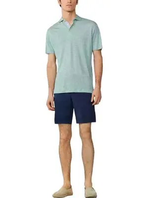 HACKETT LONDON Embroidered Polo Shirt - Green