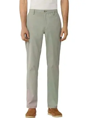 HACKETT LONDON Pleated Light Comfort Trousers - Green