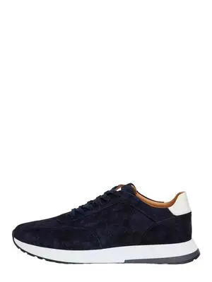 HACKETT LONDON Rapid Chad Perforated Detail Sneakers - Blue