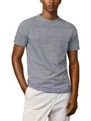 HACKETT LONDON Stripe-pattern T-shirt - Blue