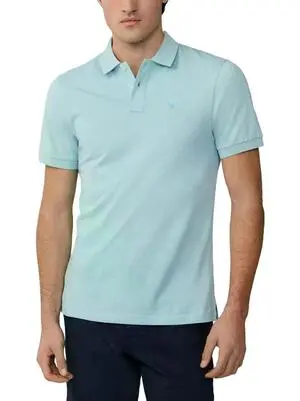 HACKETT LONDON Logo-embroidered Polo Shirt - Blue