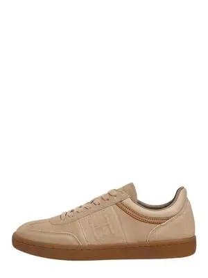HACKETT LONDON Beck Ivys Suede Sneakers - Neutrals