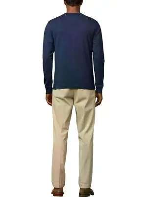 HACKETT LONDON Heritage Peaks Logo-print T-shirt - Blue