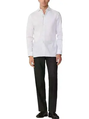 HACKETT LONDON Long-sleeve Shirt - White