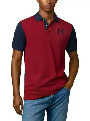HACKETT LONDON Logo-embroidered Polo Shirt - Red