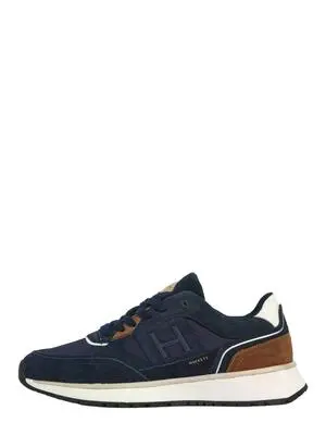 HACKETT LONDON Otto Monogram Detail Sneakers - Blue