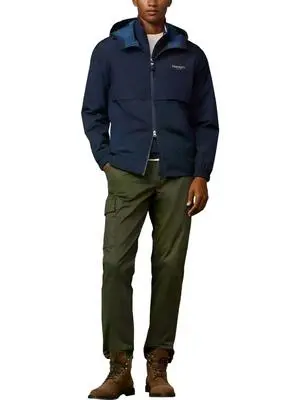 HACKETT LONDON Heritage Zip-fastening Hooded Jacket - Blue