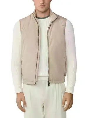 HACKETT LONDON Windsor Hybrid Gilet - Neutrals