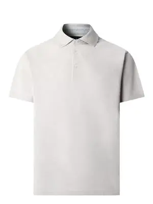 HACKETT LONDON Oxford Pique Short-sleeve Polo Shirt - Neutrals