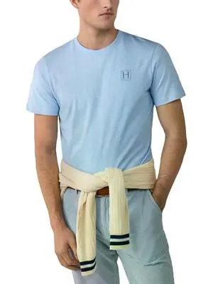 HACKETT LONDON Heritage H-logo T-shirt - Blue