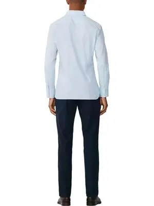 HACKETT LONDON Hairline-stripe Shirt - Blue