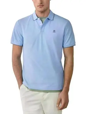 HACKETT LONDON Logo-embroidered Polo Shirt - Blue
