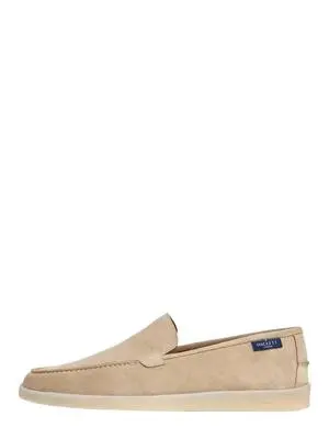 HACKETT LONDON Martins Suede Loafers - Neutrals