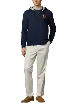 HACKETT LONDON Rowing Club Zip Hoodie - Blue