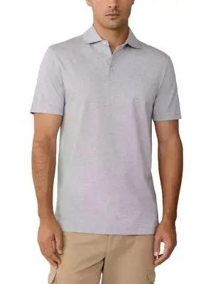 HACKETT LONDON Short-sleeve Polo Shirt - Grey