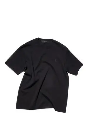 GUCCI Knit Silk Cotton T-shirt With Embroidery