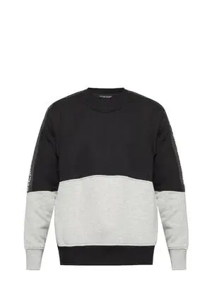 VERSACE Versace Jeans Couture Two-Tone Crewneck Sweatshirt