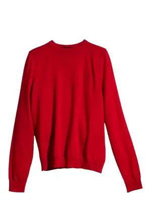 Gucci Fine Wool Sweater With Embroidery - Red