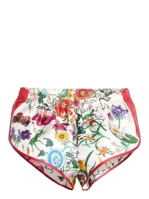 Gucci Printed Silk Shorts - Multicolor