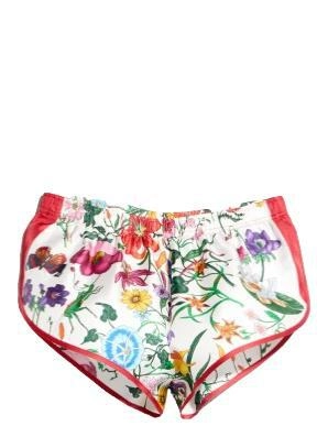 GUCCI Gucci Printed Silk Shorts