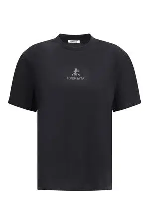 Premiata Logo Printed T-shirt - Black