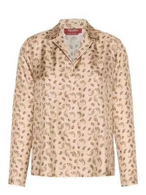 Max Mara Paisley Printed Shirt - Beige