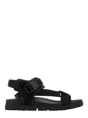 Prada Buckled Strappy Sandals - Black