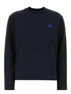 JIL SANDER Crew Neck T-shirt - Black