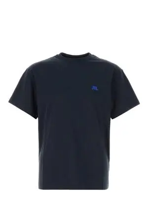 JIL SANDER Logo-embroidered T-shirt - Black