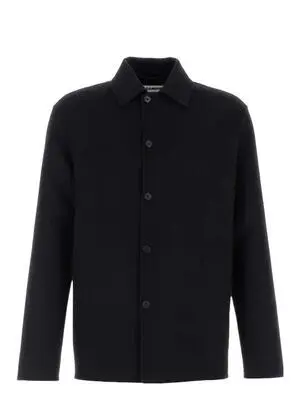 JIL SANDER Long-sleeve Collared Jacket - Black