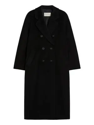 Max Mara Double-breasted Belted Coat - Black