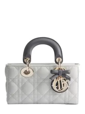 Dior Mini Lady D-joy Bag - Gray