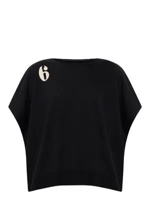 MAISON MARGIELA MM6 Maison Margiela Oversized Logo Print Top