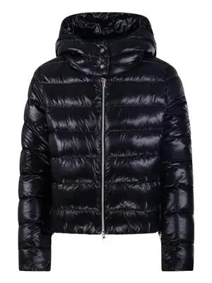 Herno Hooded Quilted Down Jacket - Black