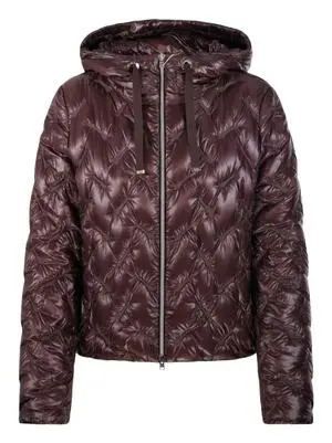 Herno Quilted Hooded Jacket - Red