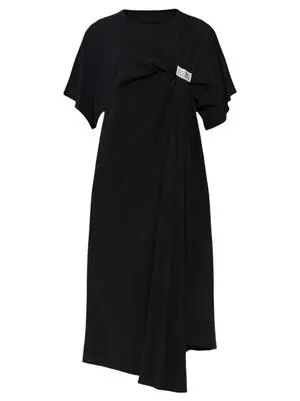 MAISON MARGIELA Logo Patch Dress - Black
