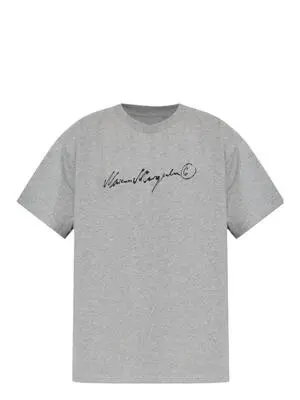 MAISON MARGIELA Logo Print T-shirt - Grey