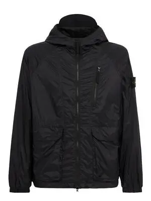 STONE ISLAND Stone Island Logo Nylon Casual Jacket