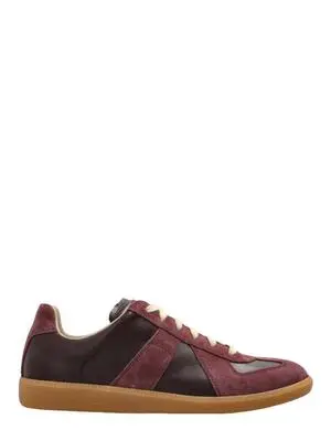 MAISON MARGIELA Replica Lace-up Sneakers - Winetasting