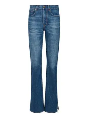 CHLOÉ High Rise Straight Leg Jeans