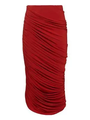 MAGDA BUTRYM Magda Butrym Draped Viscose Blend Jersey Long Skirt