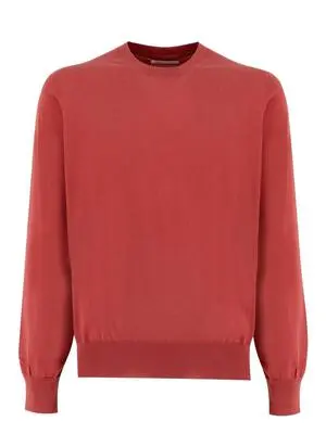 Brunello Cucinelli Crewneck Knitted Jumper - Brown