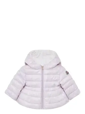 Moncler Long-sleeved Hooded Down Jacket - White