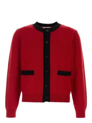 ERNEST W.BAKER Wool Cardigan - Red
